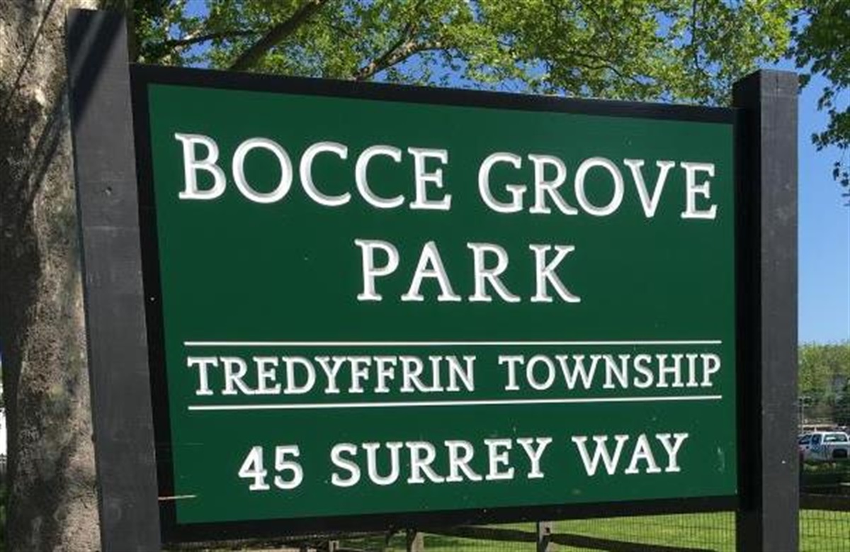 Bocce Grove Park Tredyffrin Township